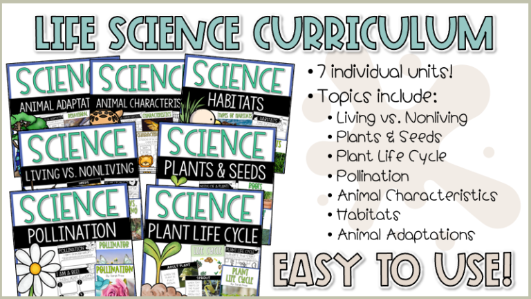 Life Cycle Activities For Kids (Plants & Animals Made Easy)