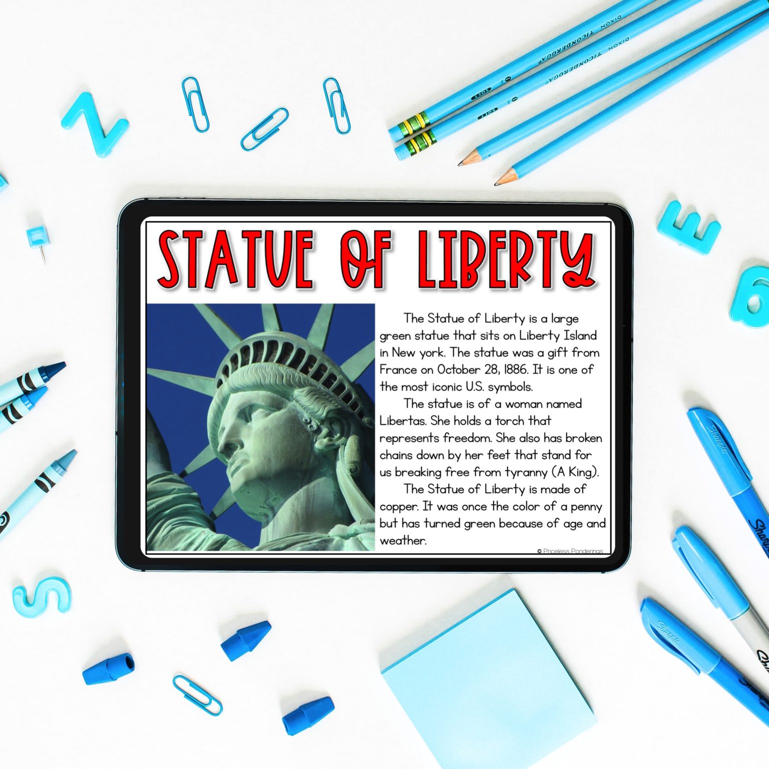 Easy Hands-On Activities For Teaching US Symbols - Priceless Ponderings