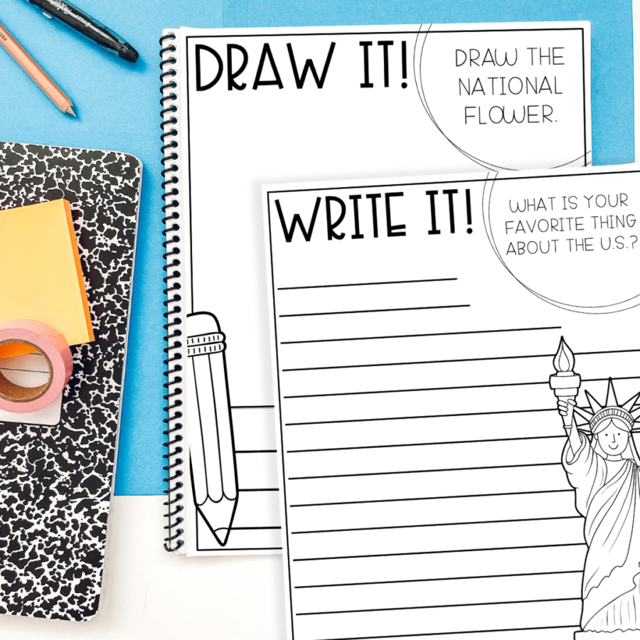 Easy Hands-On Activities For Teaching US Symbols - FREE Vocabulary Cards