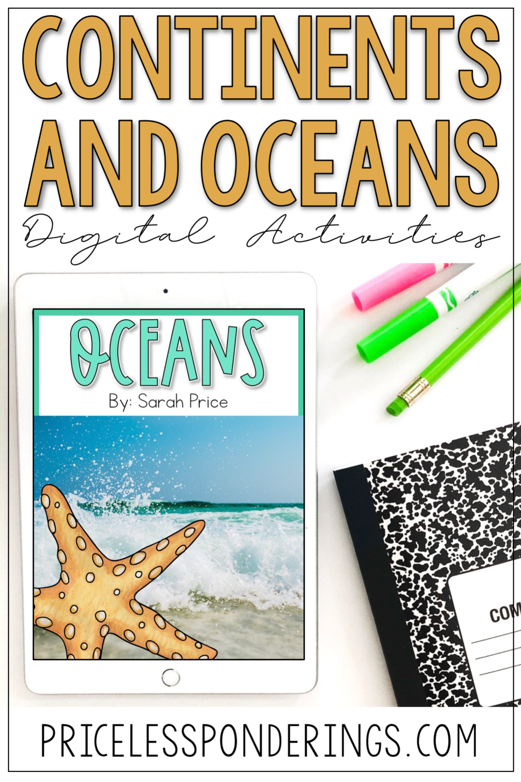 Low-Prep Continents And Oceans Activities - Priceless Ponderings