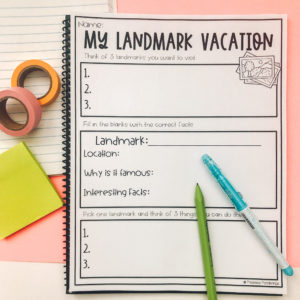 Landmarks Activities (And How To Teach Them) - Priceless Ponderings