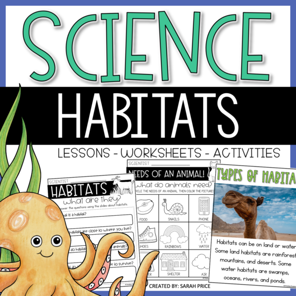 Low-Prep Habitat Activities For Elementary Science - Priceless Ponderings