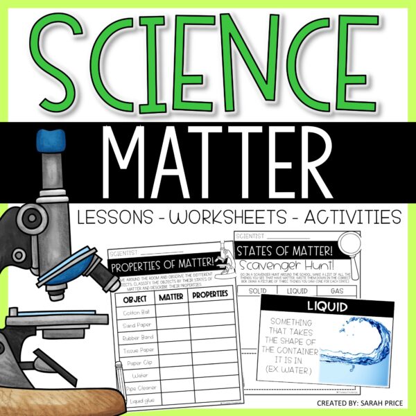 Teaching How To Classify Matter In The Second Grade Classroom ...