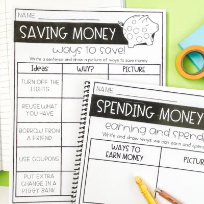 Spending And Saving Money Activities For Kids - Priceless Ponderings
