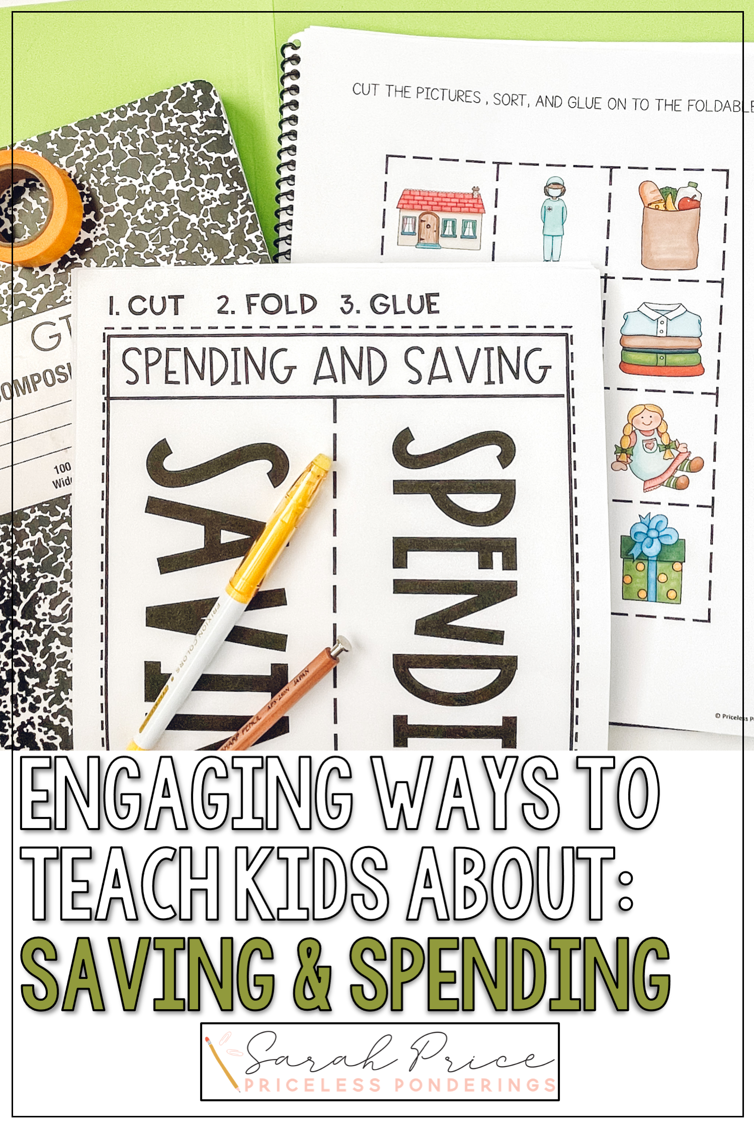 Spending And Saving Money Activities For Kids - Priceless Ponderings