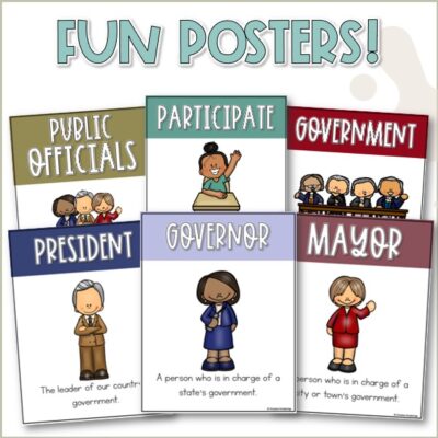 Public Officials Worksheets And Digital Activities | 2nd & 3rd Grade ...