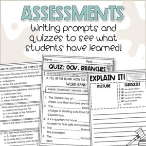 Branches Of Government Social Studies Resource For 2nd Grade ...