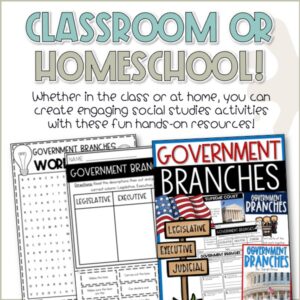 Branches Of Government Social Studies Resource For 2nd Grade ...