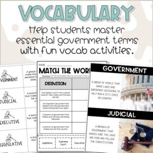 Branches Of Government Social Studies Resource For 2nd Grade ...