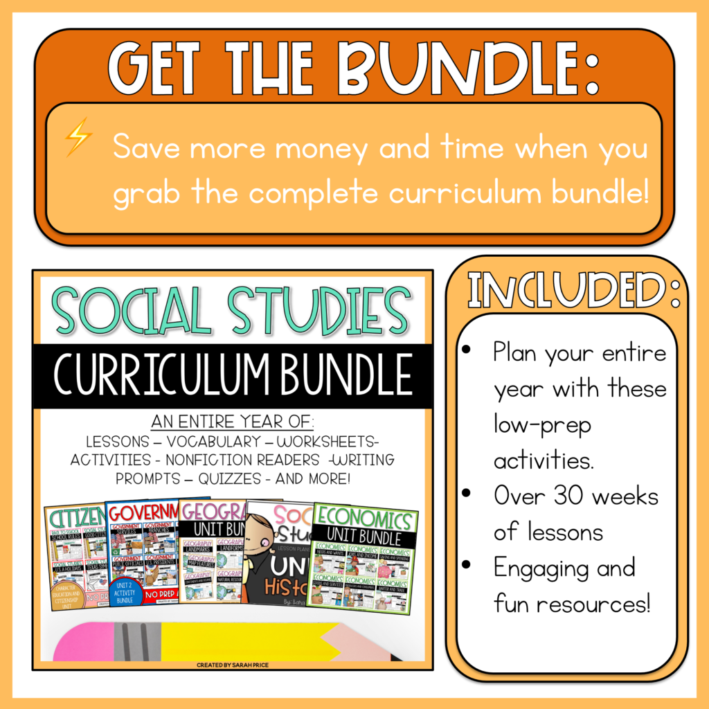 Geography Unit 2nd Grade Social Studies | US Geography & More | Print ...