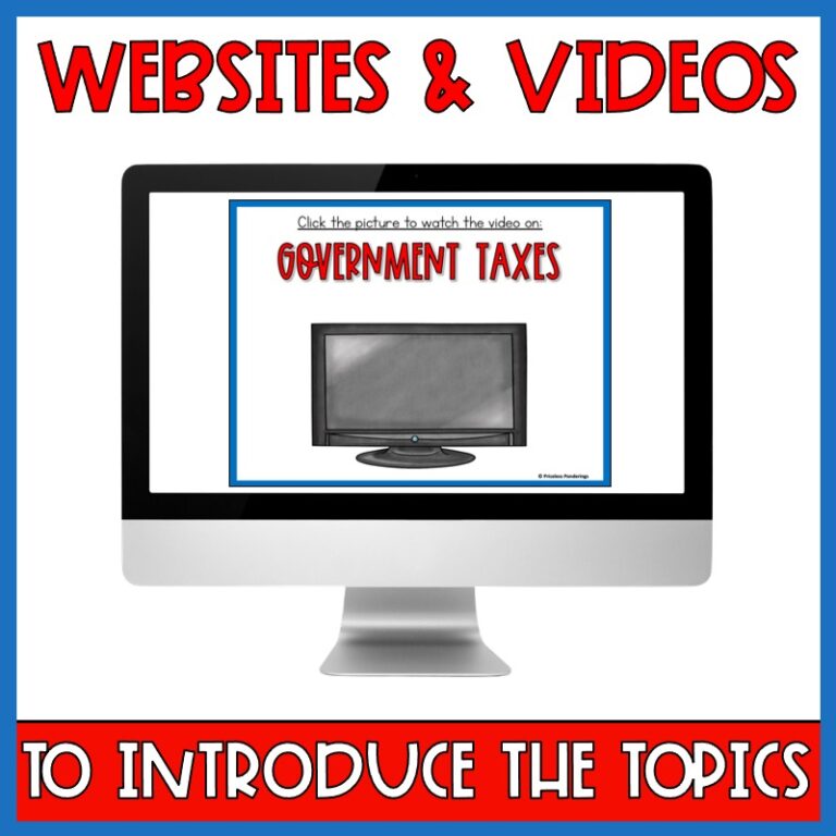 Government Taxes Digital Activities | Interactive Google Slides For ...
