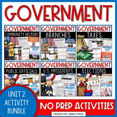 Government Leaders For Kids: Easy Worksheets & Activities - Priceless ...