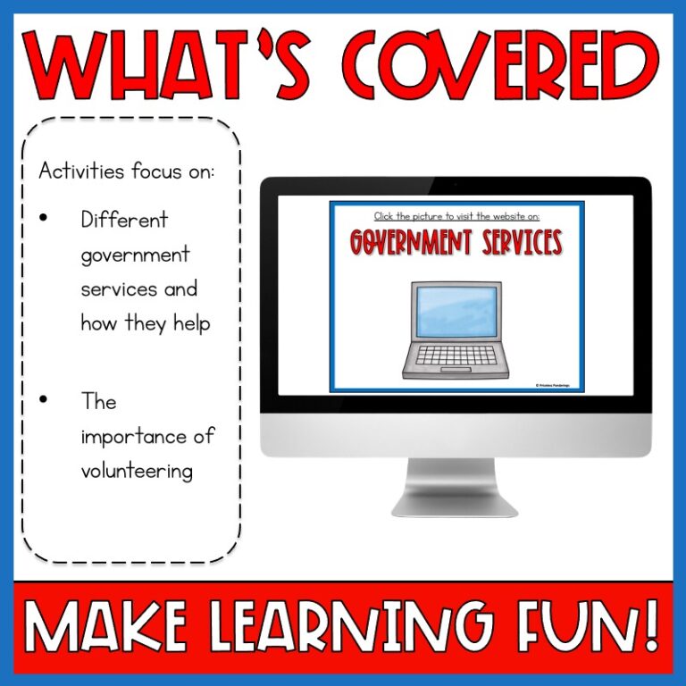 Government Services And Volunteering Google Slides Activities ...