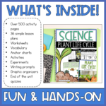 Life Science Interactive Notebook & Labs BUNDLE | Life Cycles Plants ...