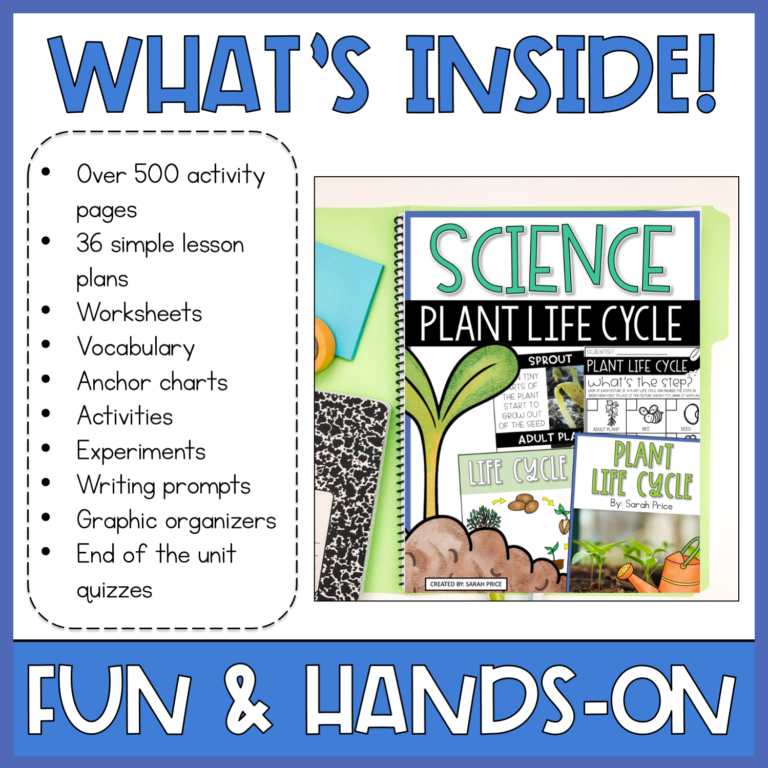 Life Science Interactive Notebook & Labs BUNDLE | Life Cycles Plants ...