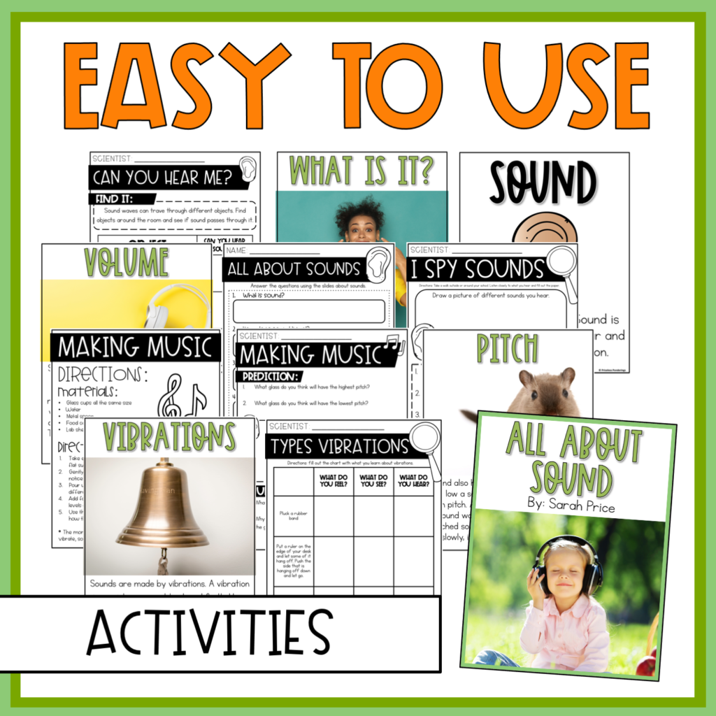 Forms Of Energy Worksheets Light Heat And Sound Activities - Priceless ...