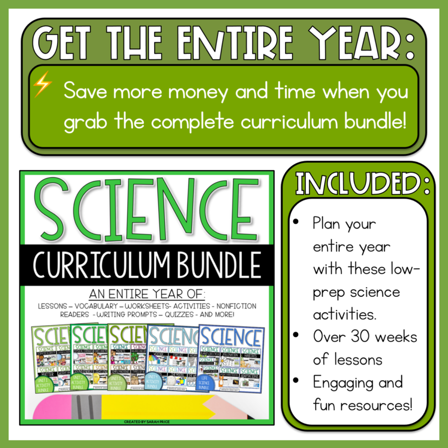 2nd & 3rd Grade Earth Science Anchor Charts And Posters Lesson Bundle ...
