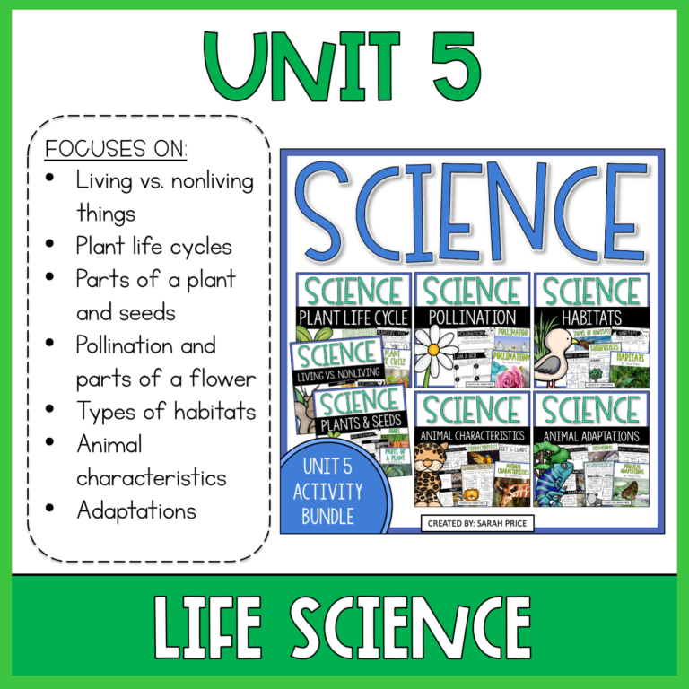 2nd Grade And 3rd Grade Science Interactive Notebook FULL YEAR BUNDLE ...