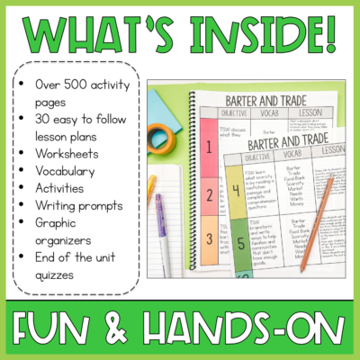 2nd Grade Social Studies Economics Activities | Goods Services Trade ...