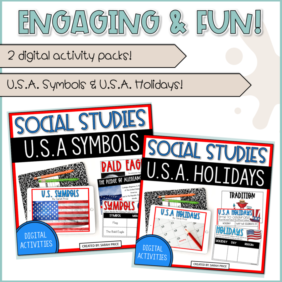 U.S. Symbols Patriotic Symbols And National Holidays Digital Activities ...
