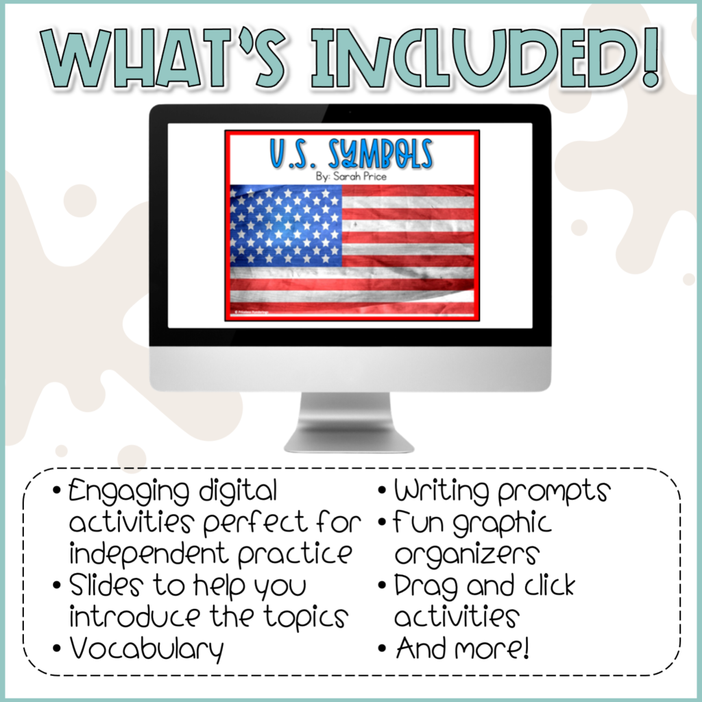 U.S. Symbols Patriotic Symbols And National Holidays Digital Activities ...