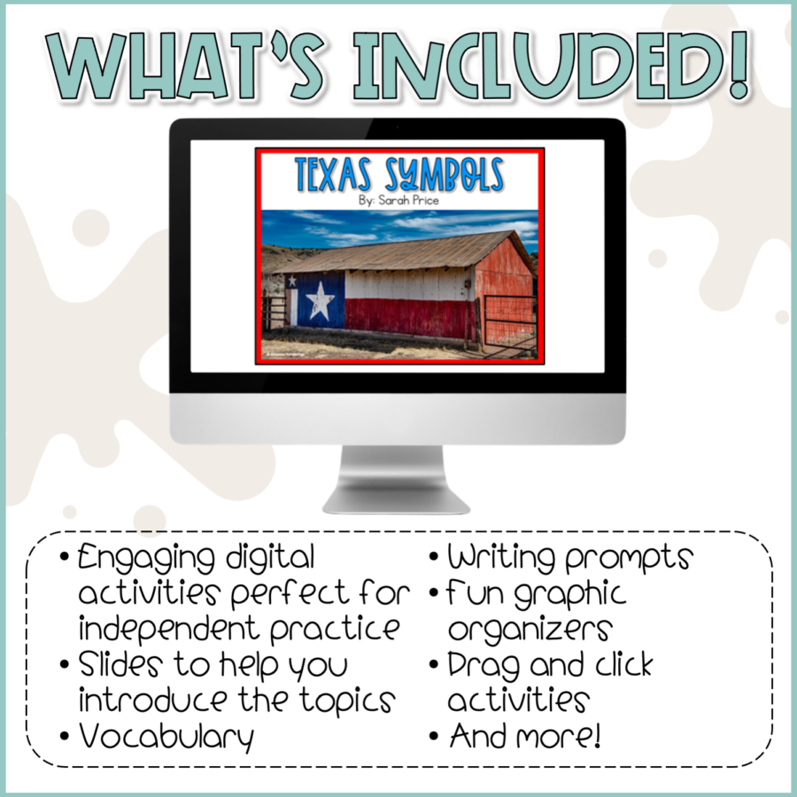Texas Symbols And U.S.A. Symbols Digital Activities - Priceless Ponderings