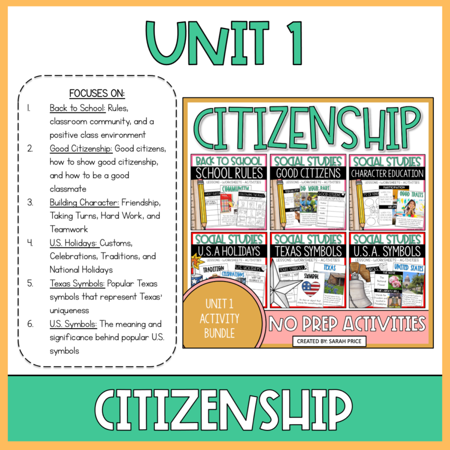 2nd Grade Social Studies Full Year Curriculum | Worksheets Lesson Plans ...