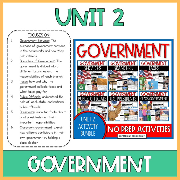 2nd Grade Social Studies Full Year Curriculum | Worksheets Lesson Plans ...