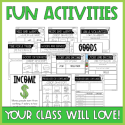2nd Grade Social Studies Economics Activities | Goods Services Trade ...