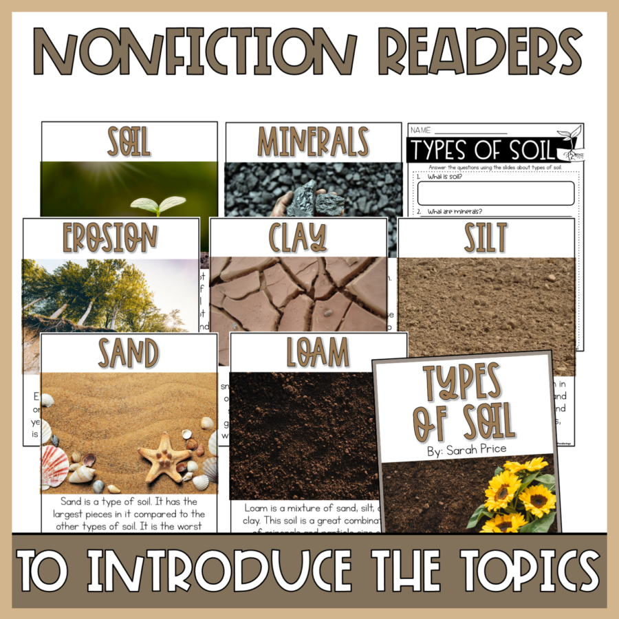 2nd & 3rd Grade Earth Science - Types Of Soil Activities & Layers Of ...
