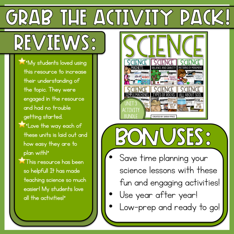 2nd & 3rd Grade Earth Science Anchor Charts And Posters Lesson Bundle ...