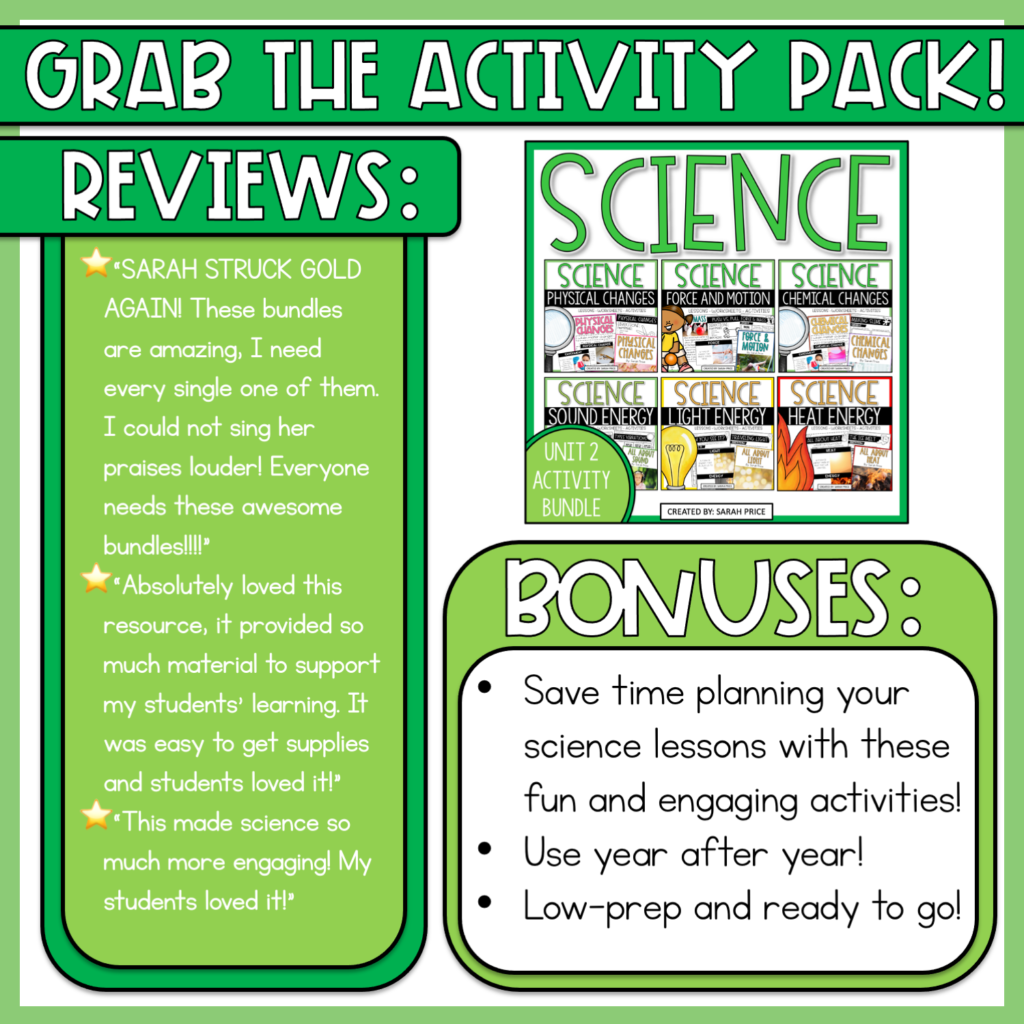 2nd & 3rd Grade Physical Science And Energy Anchor Charts & Posters ...