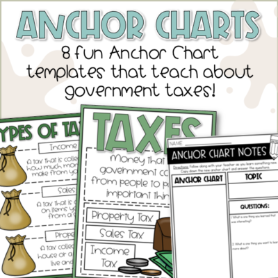 Government Taxes Unit | 2nd, 3rd & 4th Grade Social Studies Bundle ...