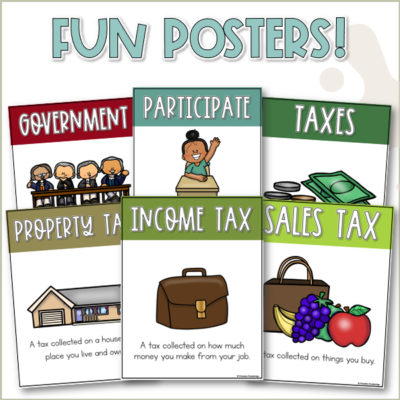 Taxes Activities For 2nd-4th Grade | Government And Social Studies ...