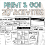 Mock Election Voting Activities | Student Government - Priceless Ponderings