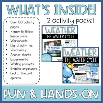 Water Cycle & Weather Lessons - 2nd & 3rd Grade Science Experiments ...