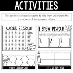 Good Citizenship Flipbook Activities - 2nd & 3rd Grade Social Studies ...