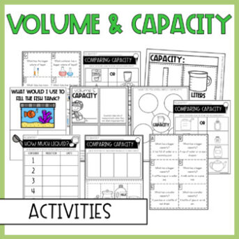 2nd Grade Science - Measuring Mass & Volume - Activities, Lessons ...