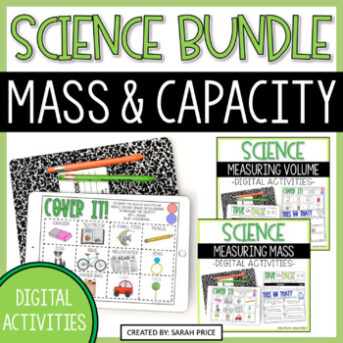 Measuring Mass And Volume Digital Activities For Google Slides ...