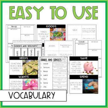 Goods And Services Activities & Worksheets - 2nd & 3rd Grade Economics ...