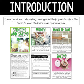 Saving & Spending Money Lessons & Digital Activities - 2nd & 3rd Grade ...
