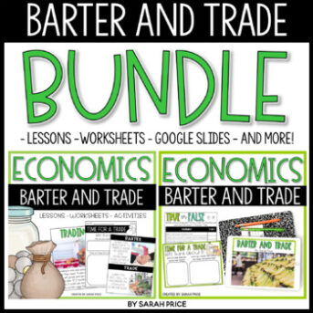 Barter & Trade Worksheets & Digital Activity Bundle - 2nd & 3rd Grade ...