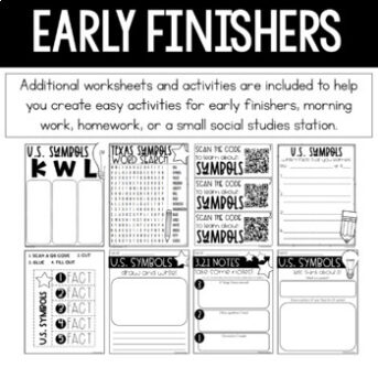 U.S.A. Symbols & American National Holidays Activities - Social Studies ...