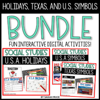 U.S. Symbols Texas Symbols United States Digital Activities Bundle ...