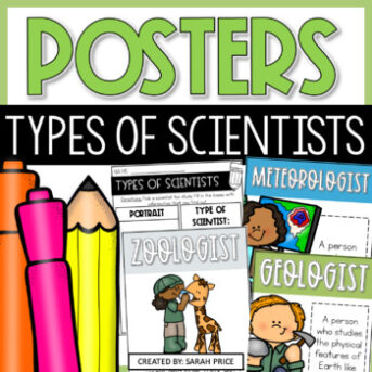 Types Of Scientists Posters & Activities For 1st, 2nd, 3rd & 4th Grade ...