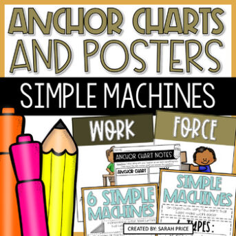 2nd & 3rd Grade Science Posters - Simple Machines Anchor Charts ...