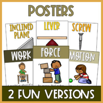 2nd & 3rd Grade Science Posters - Simple Machines Anchor Charts ...