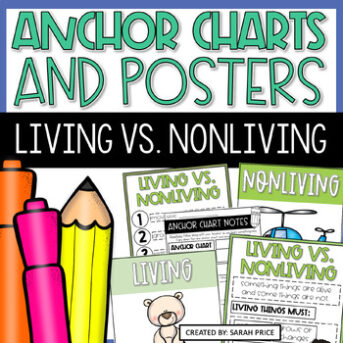1st & 2nd Grade Life Science Posters - Living & Non-Living Things ...