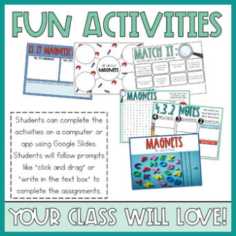 Magnets - 2nd & 3rd Grade Science Digital Activities - Priceless Ponderings