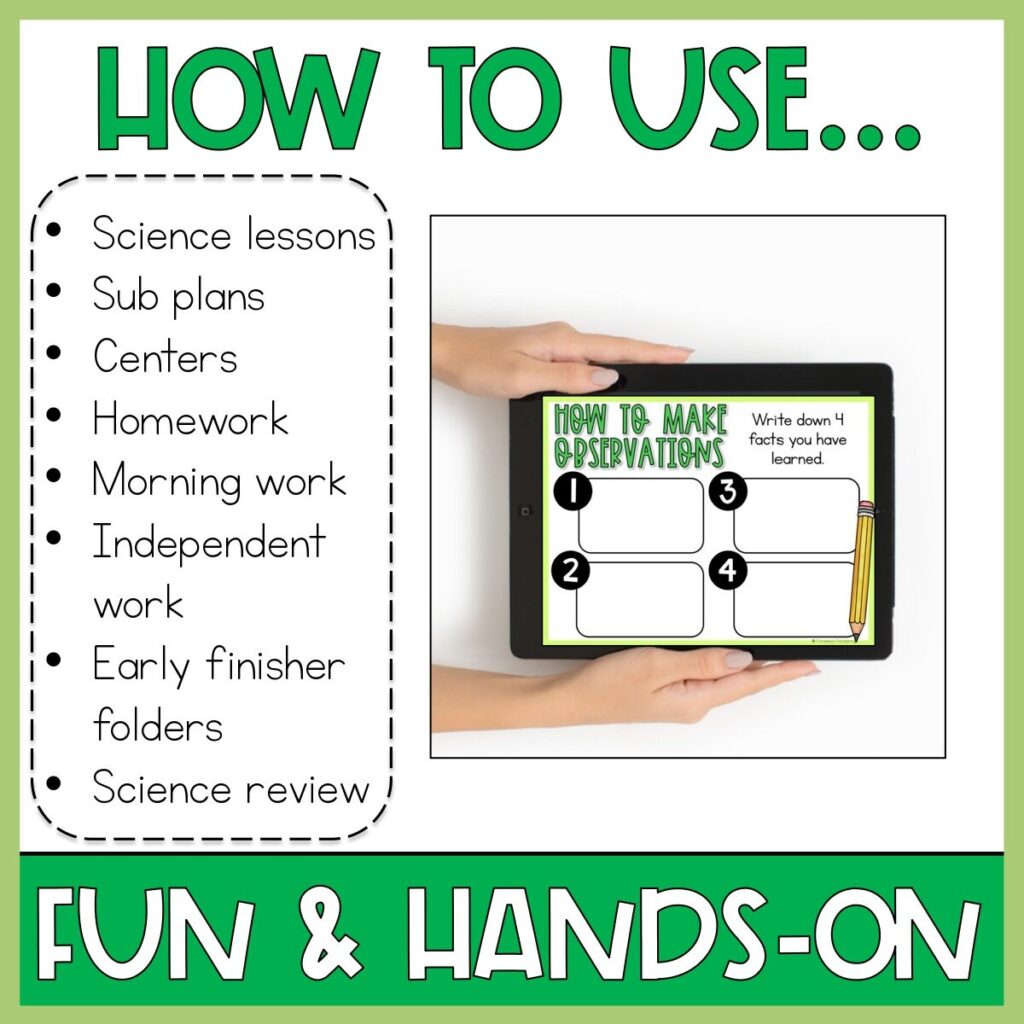 Five Senses Activities | Science Observations | 5 Senses Digital ...